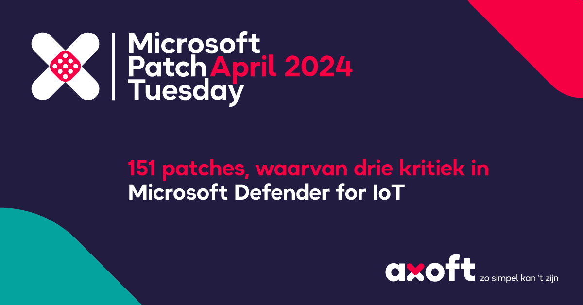 Patch Tuesday: de Microsoft-updates van april 2024 - Axoft