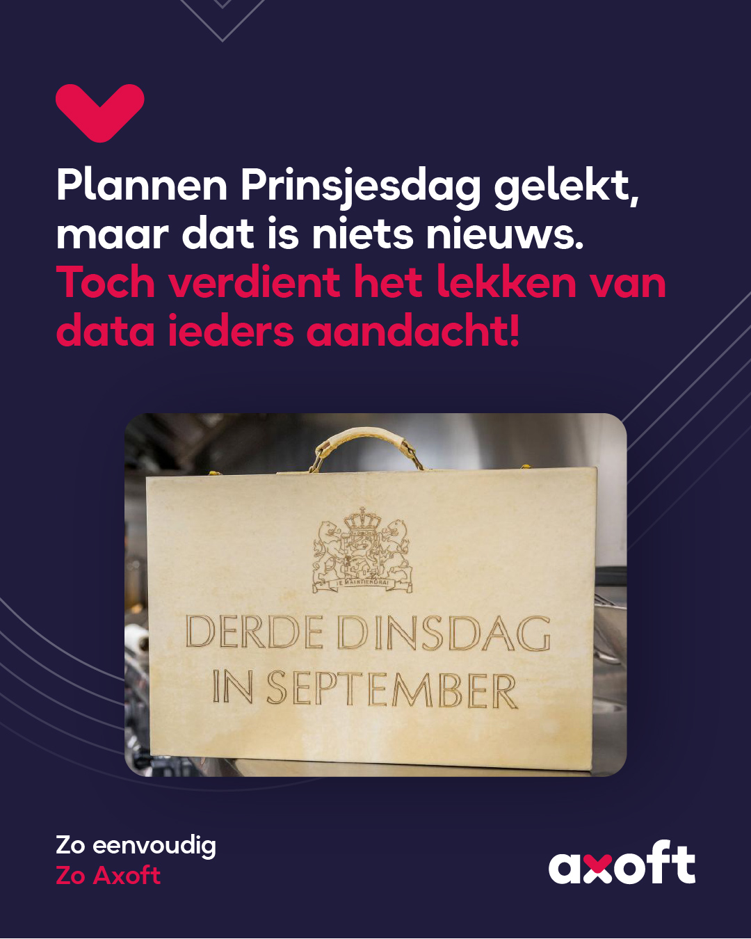 Plannen Prinsjesdag gelekt, maar dat is niets nieuws - Axoft